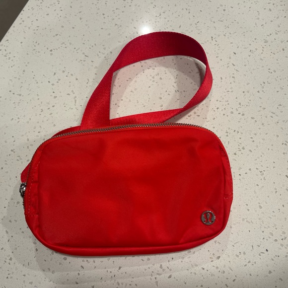 lululemon athletica | Bags | Authentic Lululemon Red Belt Bag | Poshmark